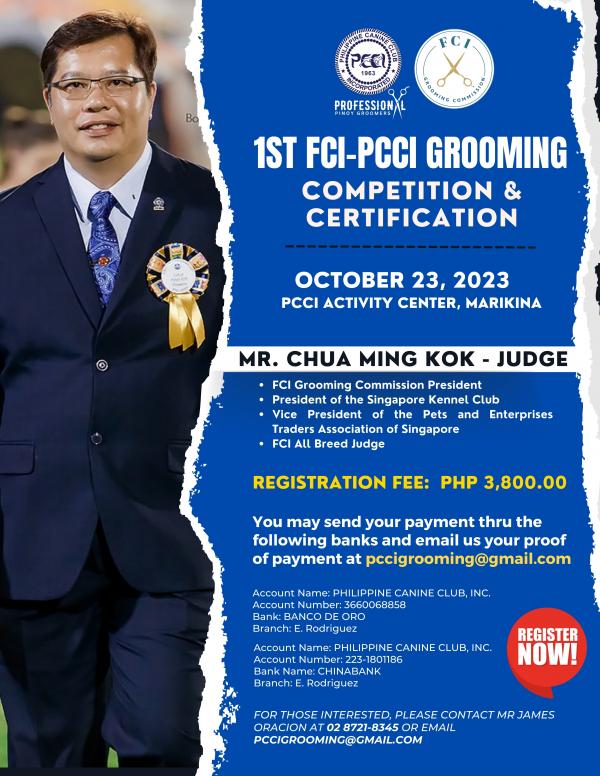 Grooming Calendar 2023 » PCCI - Philippine Canine Club, Inc