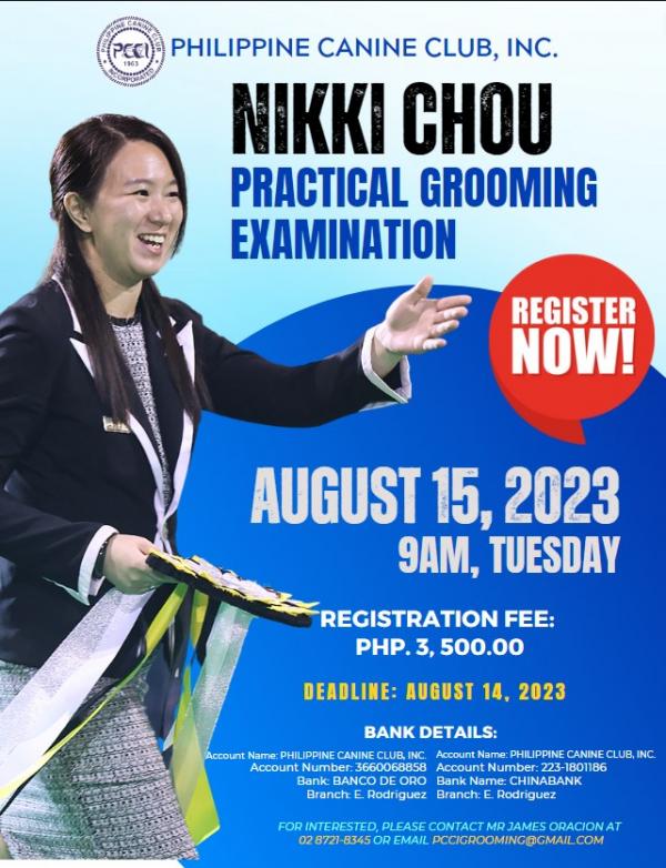 Grooming Calendar 2023 » PCCI - Philippine Canine Club, Inc